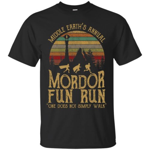 Middle Earth s Annual Mordor Fun Run One Does Not Simply Walk T Shirt middle-earth-s-annual-mordor-fun-run-one-does-not-simply-walk-t-shirt
