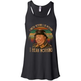 Sergeant Schultz I know nothing I see nothing I hear nothing t shirt ...