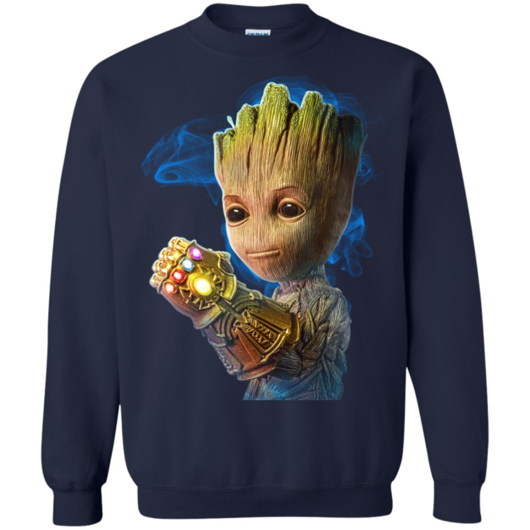 Baby Groot Infinity Gauntlet T shirt, Tank top, Hoodie - RobinPlaceFabrics