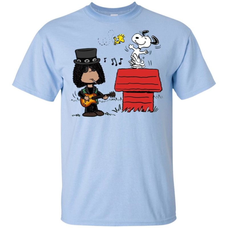 Slash and Snoopy hoodie, t shirt - RobinPlaceFabrics