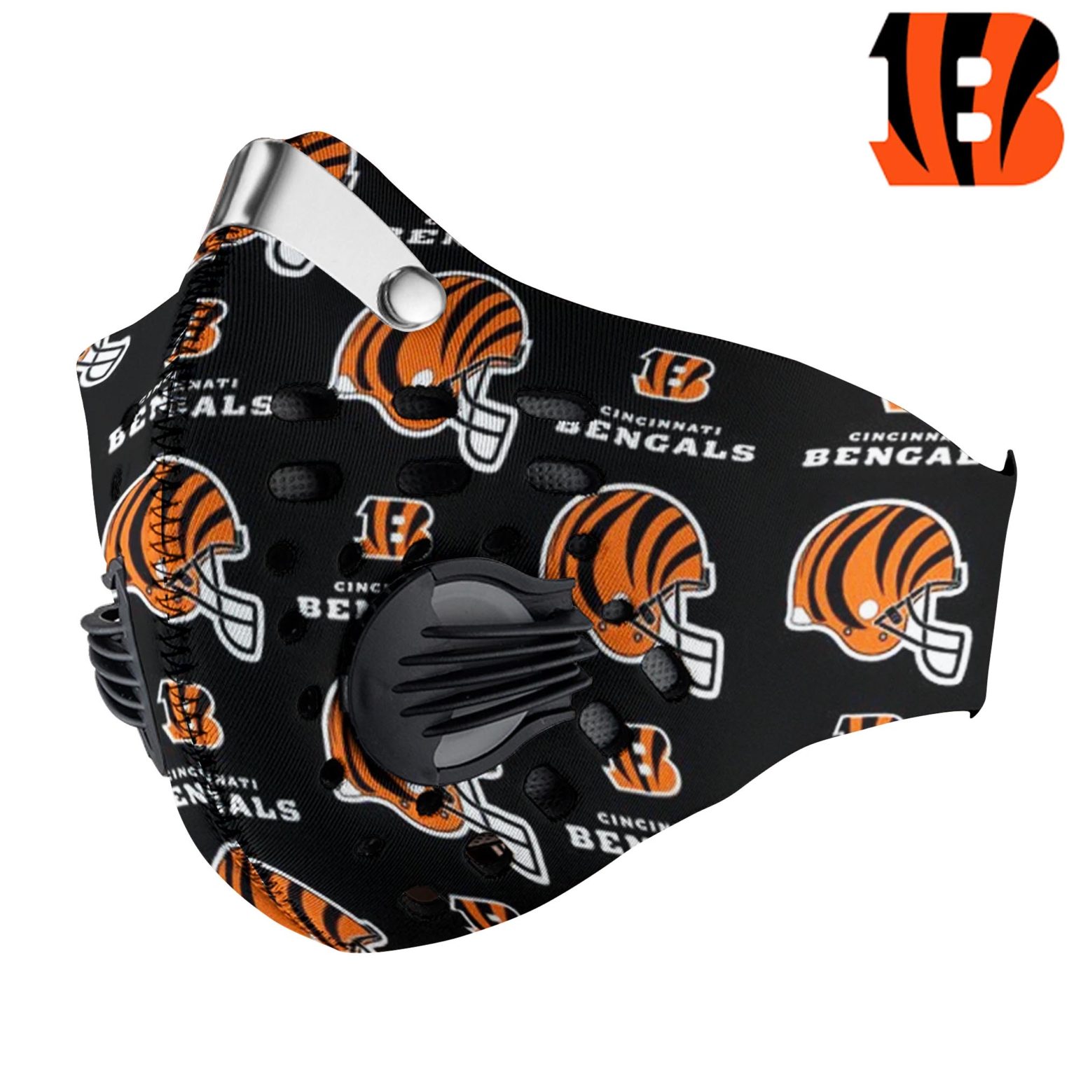 Cincinnati Bengals Football Face Mask - RobinPlaceFabrics