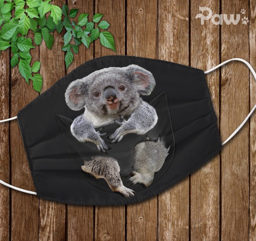 Cute Koala Face Mask - RobinPlaceFabrics
