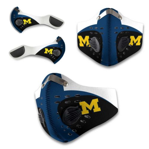 Michigan Wolverines N95 Filter Face Mask - RobinPlaceFabrics