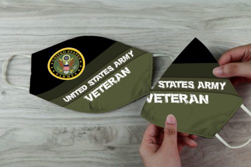 US Army Veteran Face Mask - RobinPlaceFabrics