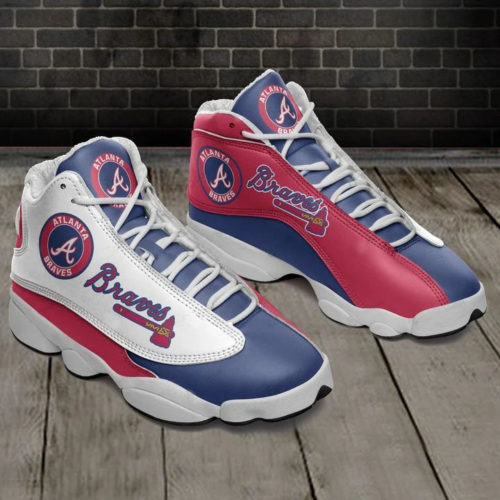 Atlanta Braves Baseball Air Jordan 13 Shoes - RobinPlaceFabrics