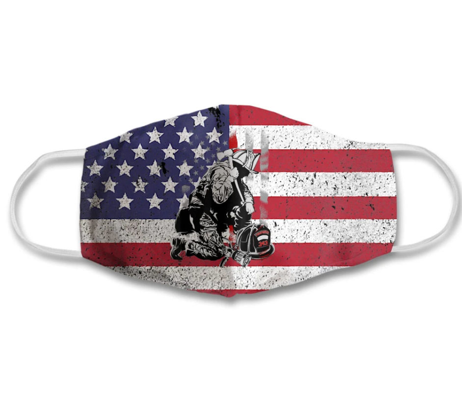 Firefighter Knee Carbon Filter Face Mask - RobinPlaceFabrics