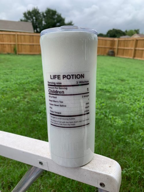 Hocus Pocus Seltzer Children Halloween Glitter Tumbler - RobinPlaceFabrics