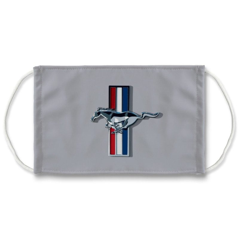 Ford Mustang Hood Ornament Pony Logo Face Mask - RobinPlaceFabrics