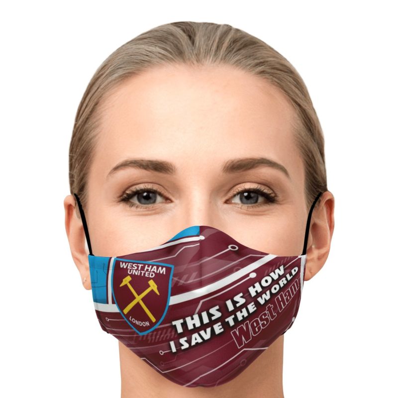 This Is How I Save The World West Ham Face Mask With PM2.5 Filters ...