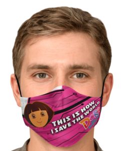 This Is How I Save The World Dora The Explorer Face Mask With PM2.5 ...