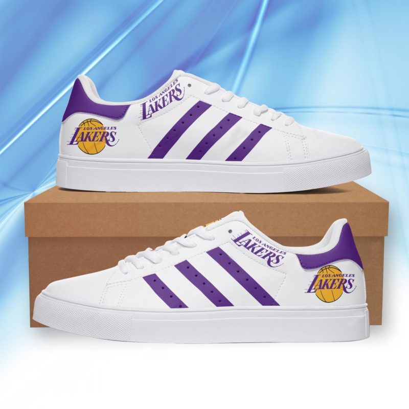 NBA Los Angeles Lakers Skate Shoes - LAL Sneaker - RobinPlaceFabrics