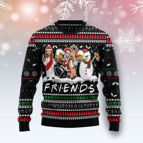 Santa Claus Jesus Friend Christmas Wool Sweater Robinplacefabrics Reviews On Judgeme