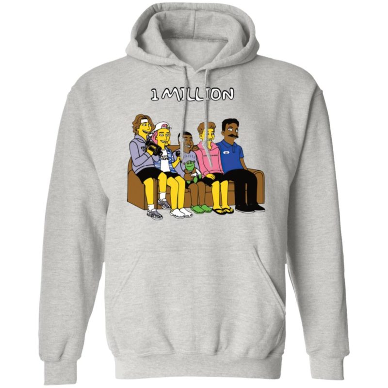 Baylen Levine Merch 1 Million Subscribers Shirt - RobinPlaceFabrics