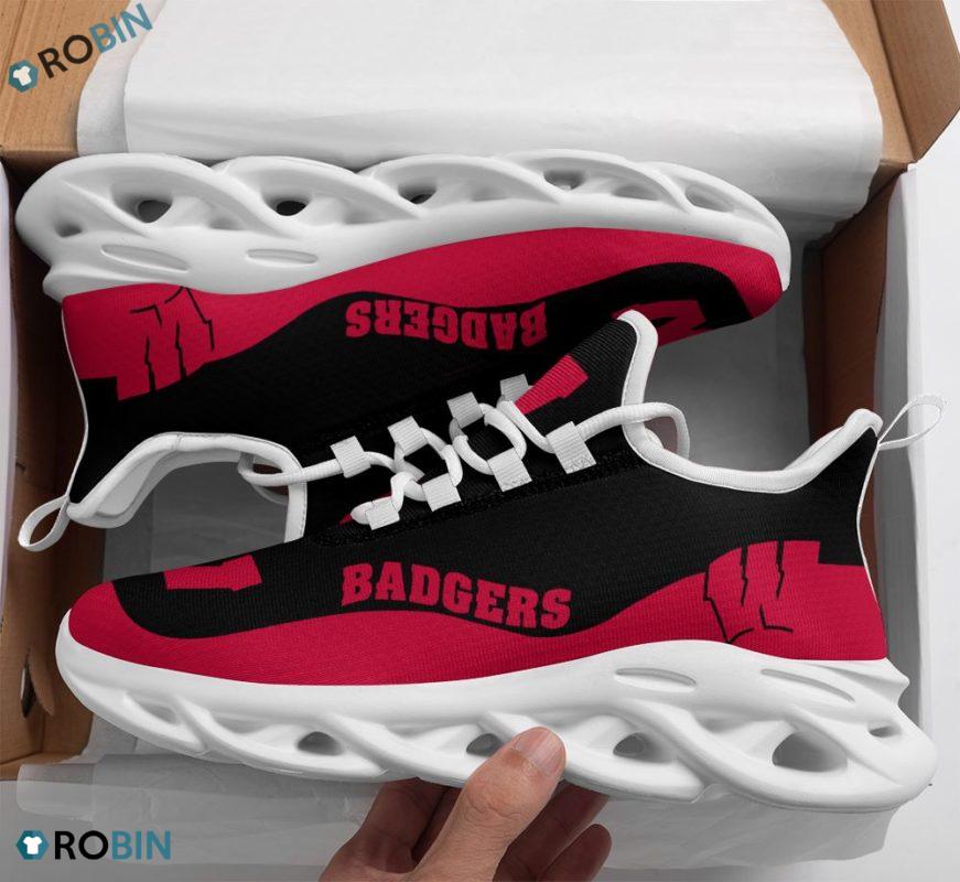 Custom 3D Print Wisconsin Badgers Team Shoes - RobinPlaceFabrics