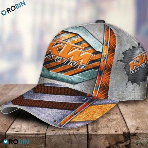 KTM Racing Full Print Hat, Cap - RobinPlaceFabrics