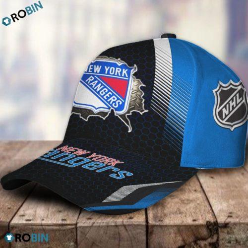 New York Rangers All Over Print Caps - RobinPlaceFabrics