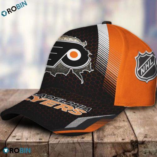 NHL Philadelphia Flyers All Over Print Caps - RobinPlaceFabrics