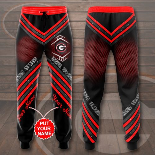 Personalized Georgia Bulldogs 3D Print Sweatpants - RobinPlaceFabrics