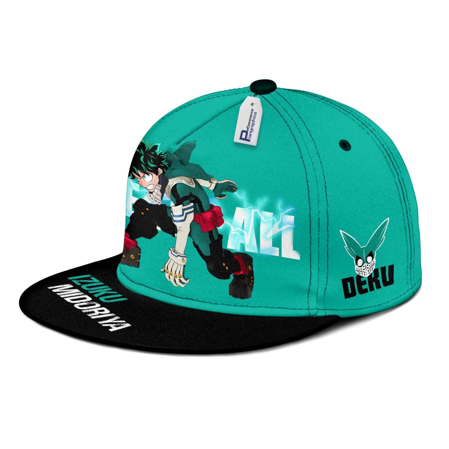 Deku Hat Cap One For All My Hero Academia Anime Snapback Hat ...