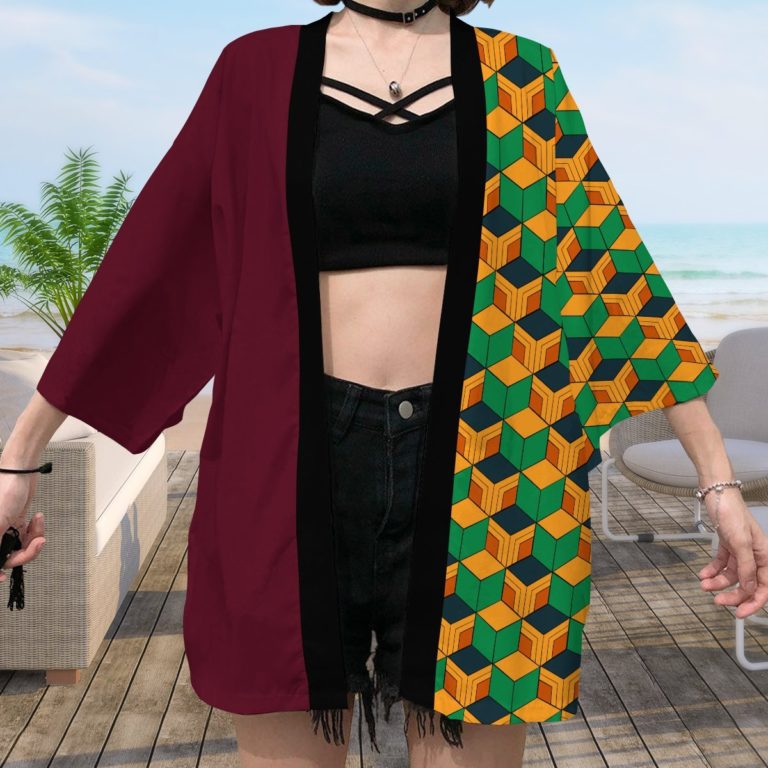 Kimetso No Yaiba Giyu All Over Print Kimono Cardigan - RobinPlaceFabrics