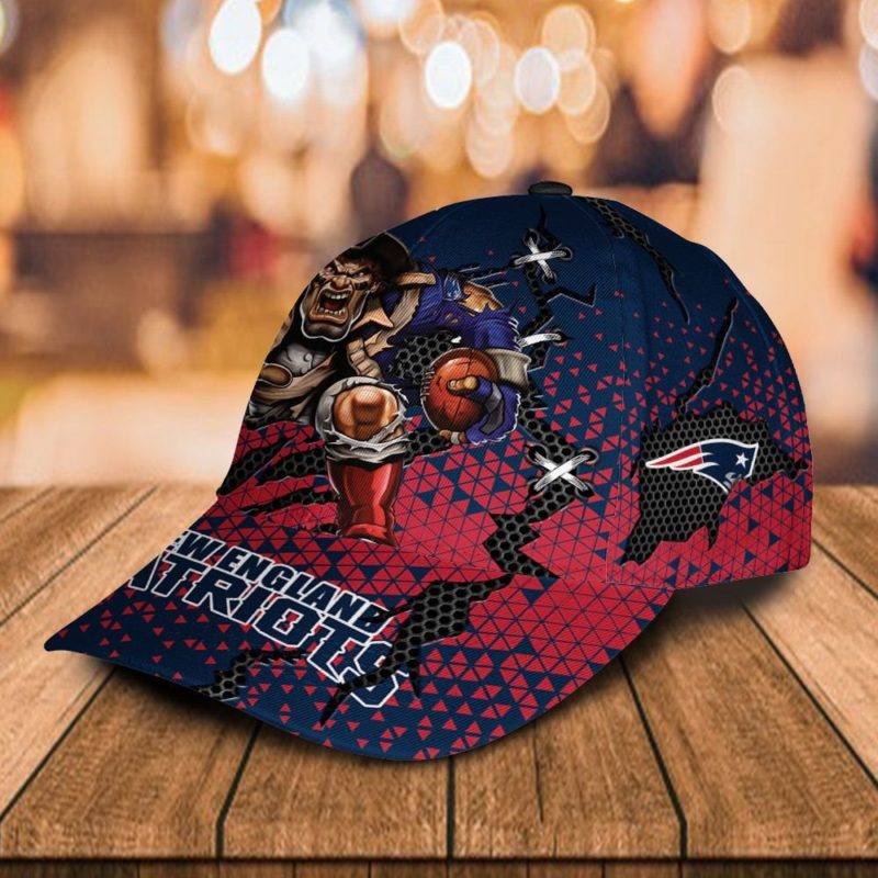 NFL New England Patriots Mascot 3D Print Cap, Hat - RobinPlaceFabrics