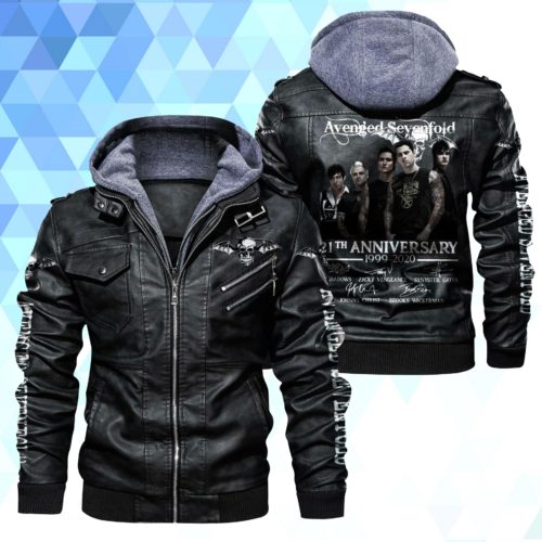 Avenged Sevenfold Leather Jacket - RobinPlaceFabrics