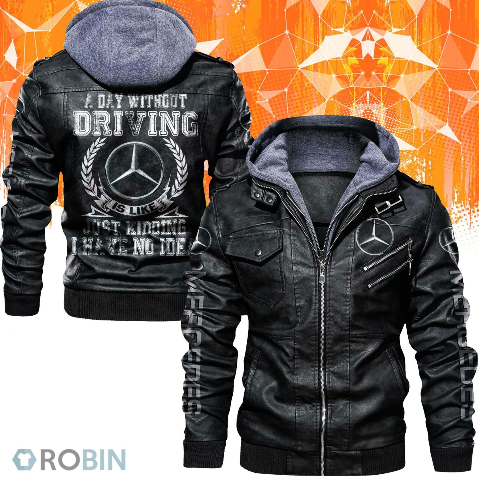 Mercedes-Benz Leather Jacket - RobinPlaceFabrics