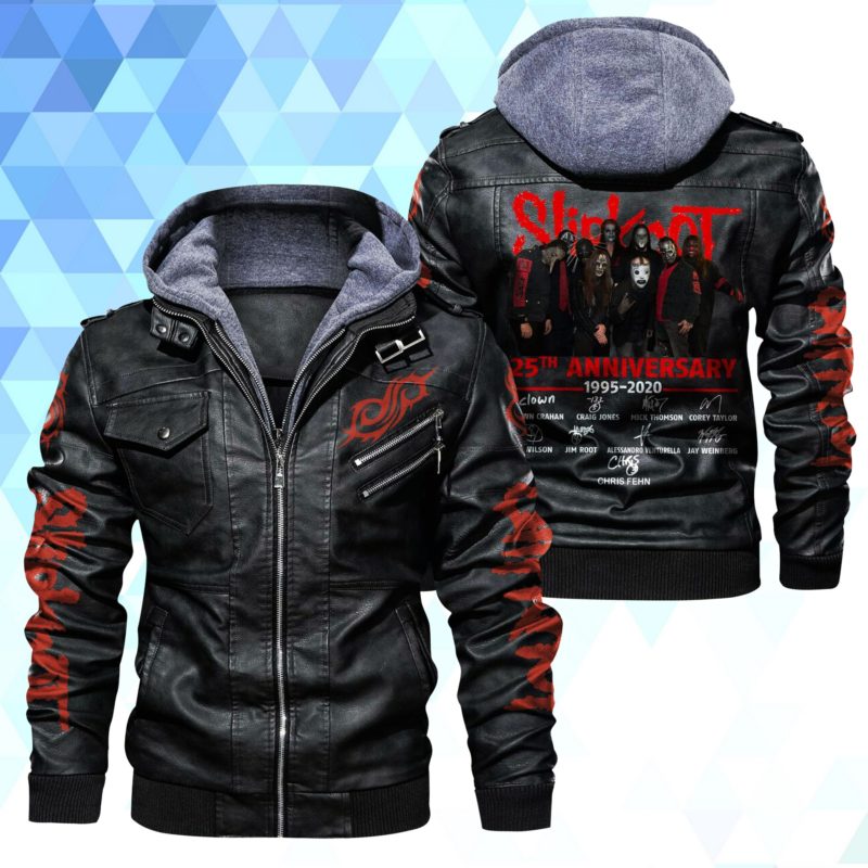 Slipknot Leather Jacket - RobinPlaceFabrics
