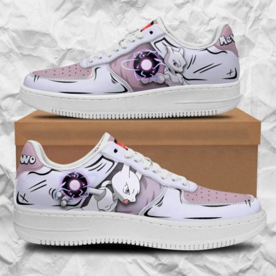 Mewtwo Air Sneakers Custom Pokemon Anime Shoes - RobinPlaceFabrics