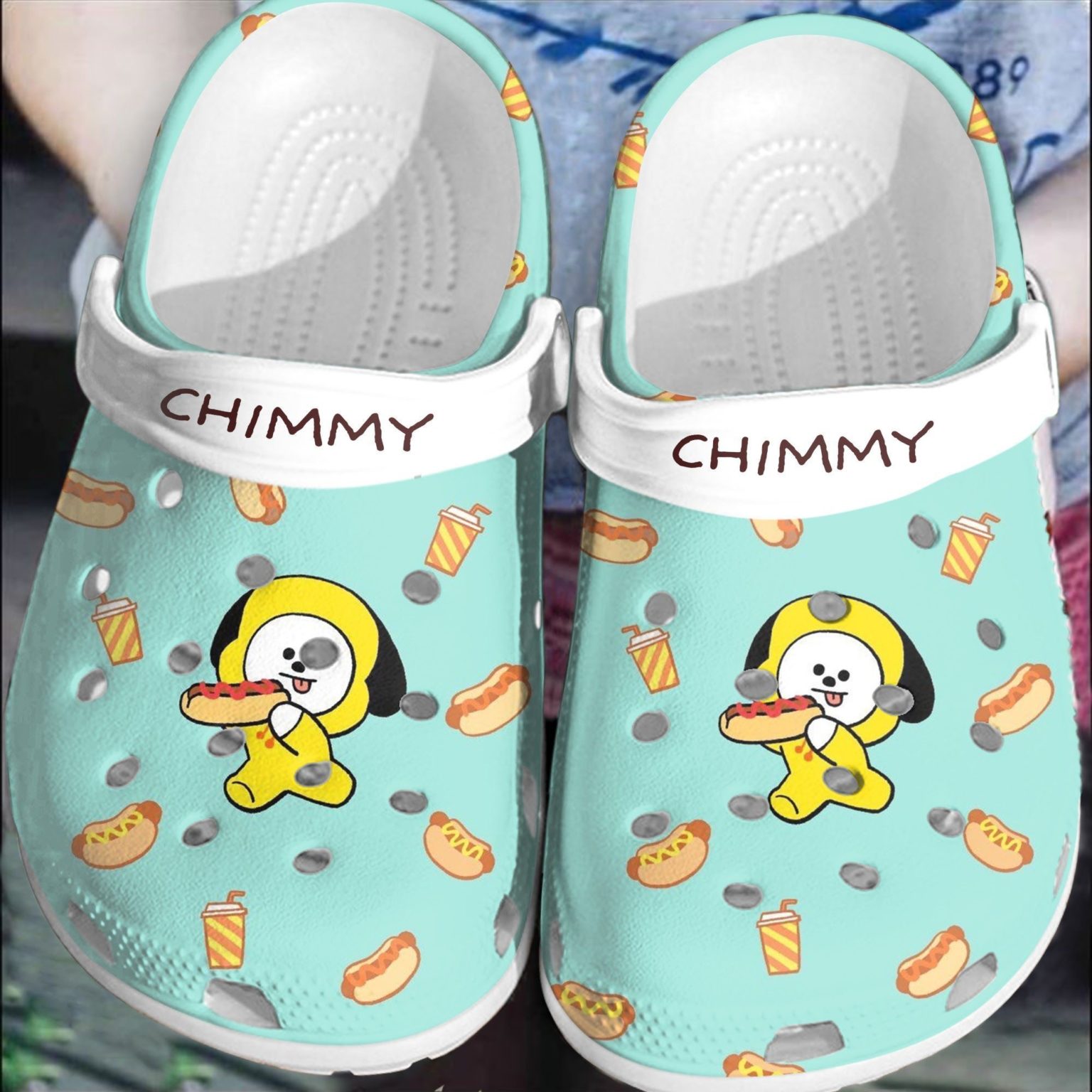 Bts Bt21 Bts Chimmy Idol Bts Bts Army Clog Crocs Shoes - RobinPlaceFabrics