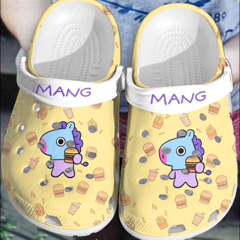 Bts Bt21 Bts Mang Idol Bts Bts Army Clog Crocs Shoes - RobinPlaceFabrics
