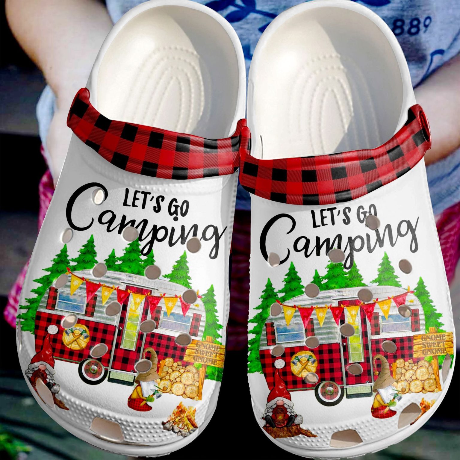 Camping Clog Campsite Crocs Crocband Clog - RobinPlaceFabrics