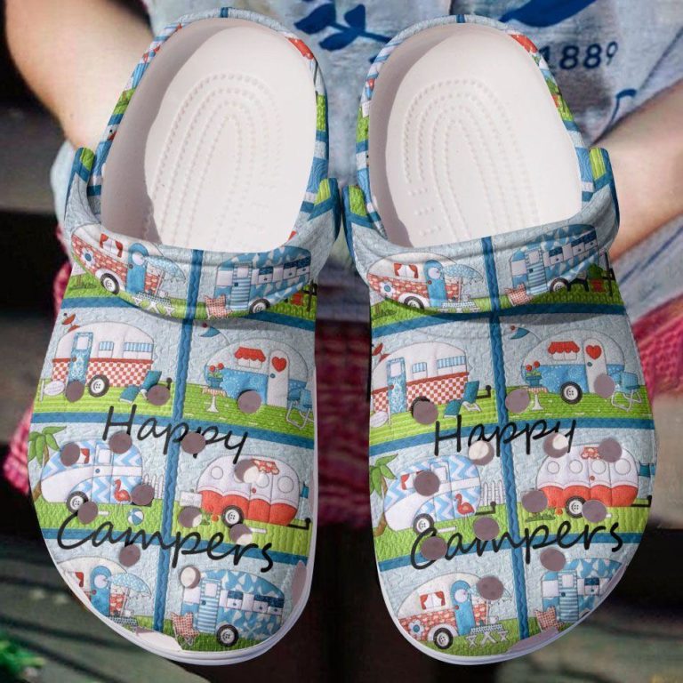 Camping Clog Campsite Crocs Crocband Clog - RobinPlaceFabrics