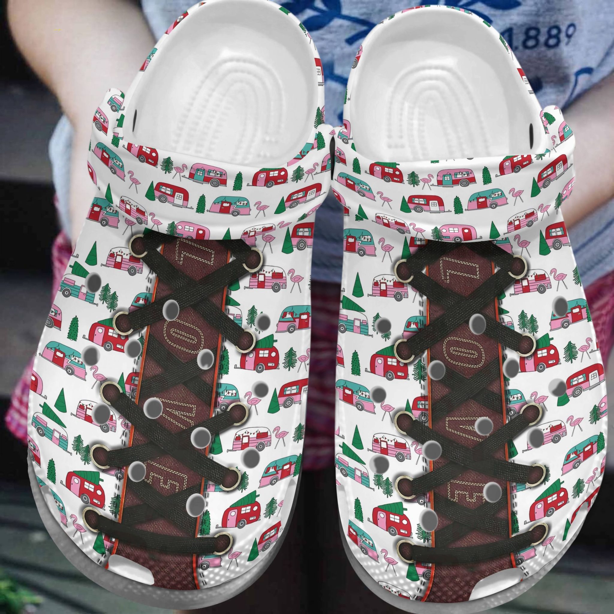 Camping Clog Fancy Campers Crocs Crocband Clog - RobinPlaceFabrics