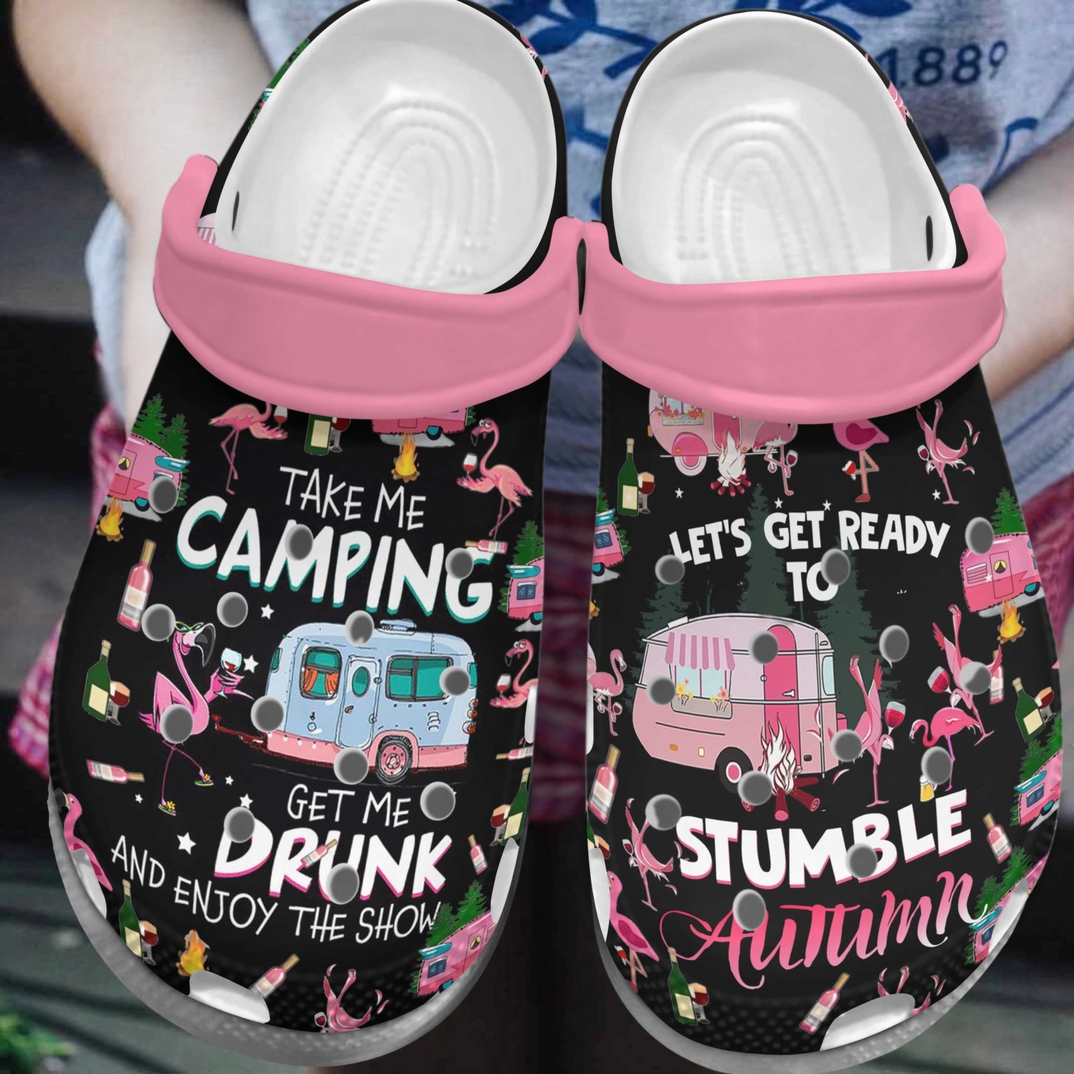 Camping Clog Take Me Camping Get Me Drunk Crocs Crocband Clog ...