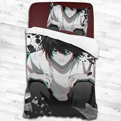 Death Note Bed Set Lawliet Anime Bedding - RobinPlaceFabrics