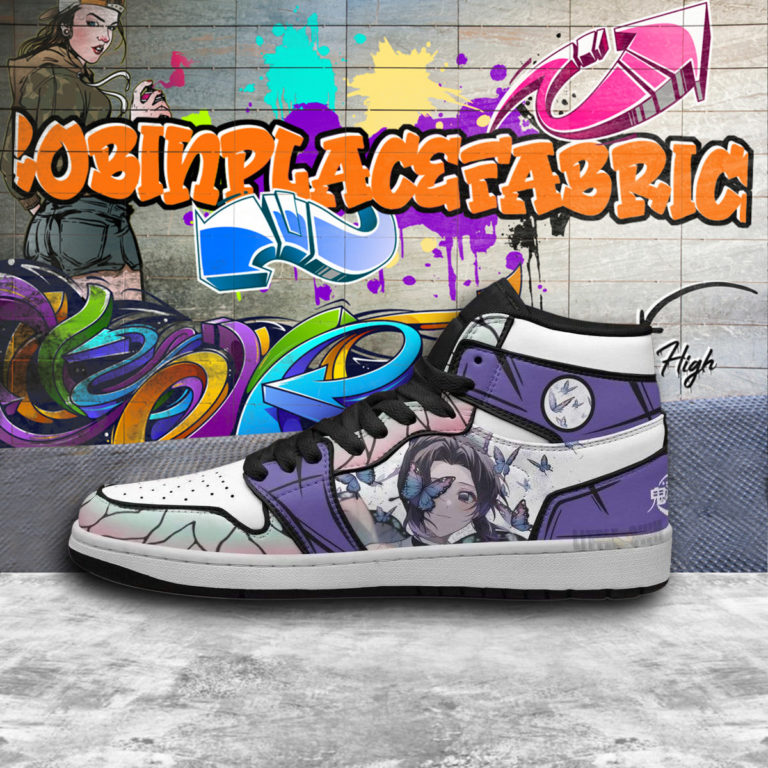 Giyu x Shinobu Boot Sneakers Custom Demon Slayer Anime Shoes ...