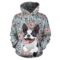 Goofy Boston Terrier Hoodie - RobinPlaceFabrics