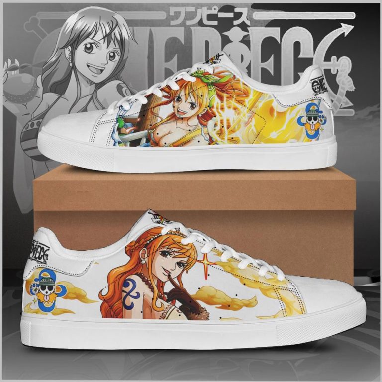 Nami One Piece Low top Leather Stan Smith Sneaker, Casual Shoes ...