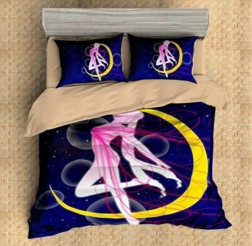Sailor Moon Bed Set Dreamy Usagi Anime Bedding - RobinPlaceFabrics