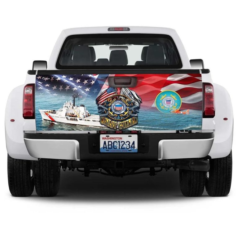 United States Coast Guard Truck Tailgate Decal - RobinPlaceFabrics