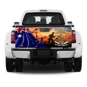 Veteran Truck Tailgate Sticker Those Who Serve Deserve Honor Respect ...