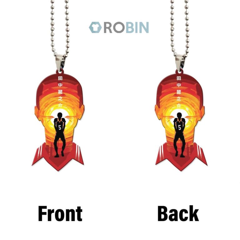 Anime Haikyuu Wing Spiker Rynosuke Acrylic Car Ornament - RobinPlaceFabrics