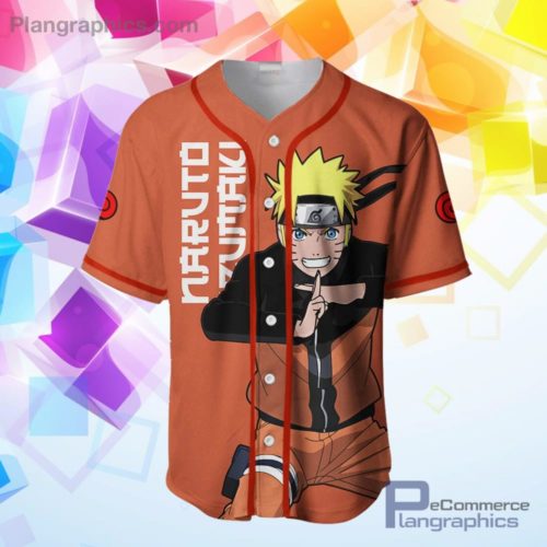 Naruto Uzumaki Baseball Jersey Shirt Naruto Anime Merch Clothes ...