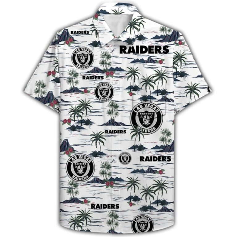 Vegas Raiders Hawaii Shirt and Shorts Flip Flops - RobinPlaceFabrics