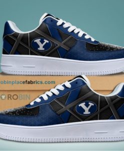 BYU Cougars NCAA Football Team Air Force 1 NAF Shoes - RobinPlaceFabrics