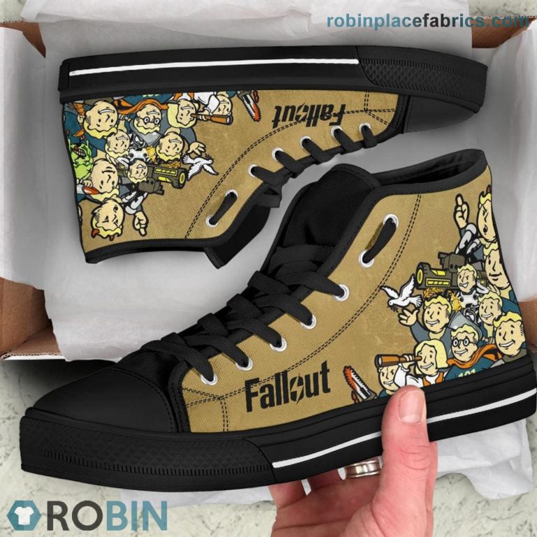 Fallout Canvas High Top Sneaker - RobinPlaceFabrics