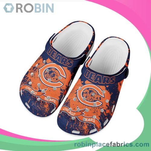 Crocs Crocband Clog Chicago Bears Orange & White - RobinPlaceFabrics