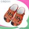 Crocs Crocband Clog Cincinnati Bengals Orange & Black - RobinPlaceFabrics