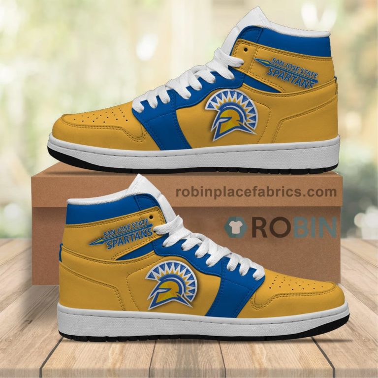 San Jose State Spartans Sneakers Boots - NCAA Air Jordan 1 ...